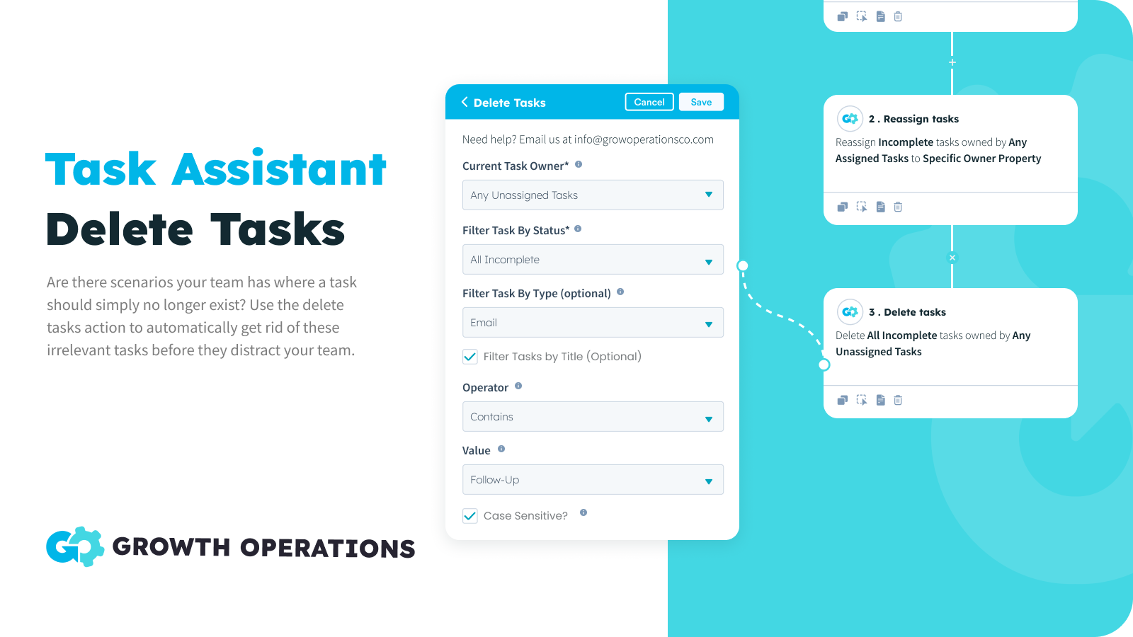 Task Assistant HubSpot Integration | Connect Them Today